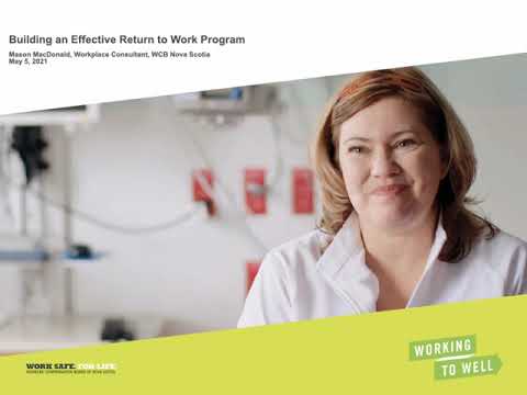 Building an Effective Return-to-Work Program | WCB NS